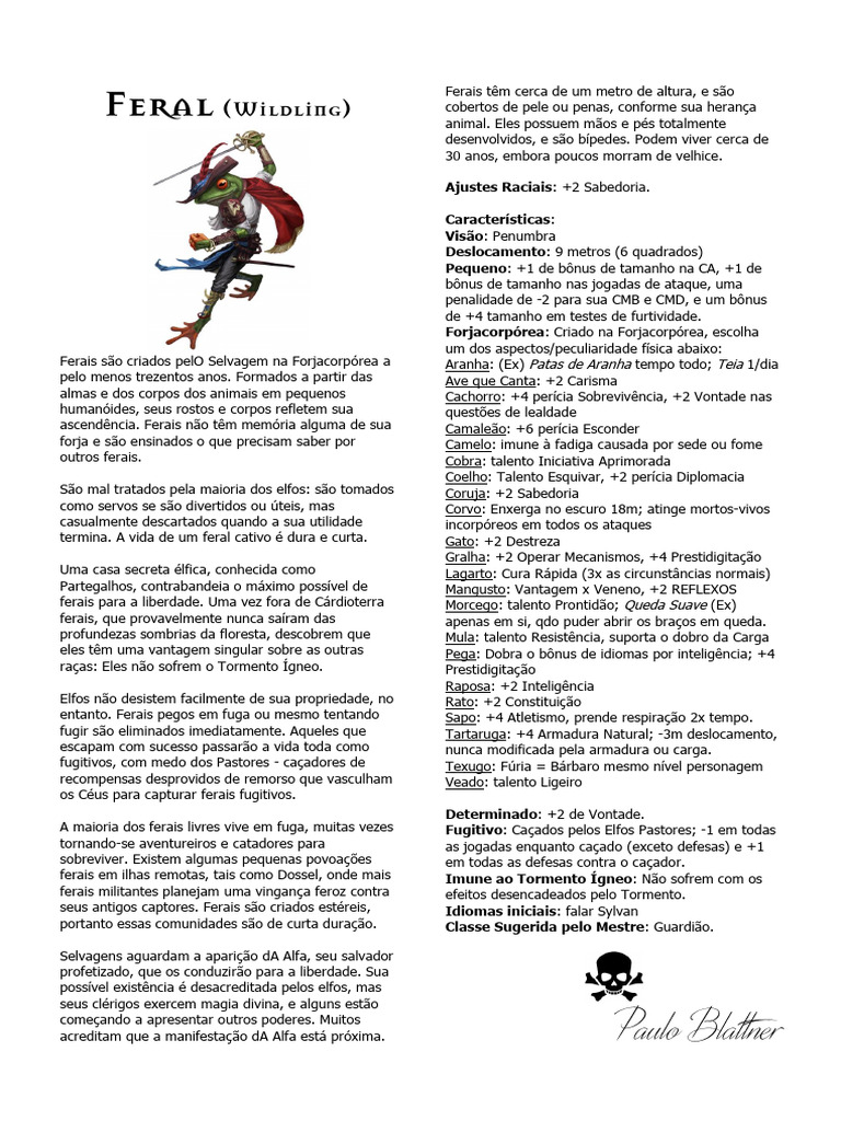 OCP PF1e Ferais | PDF