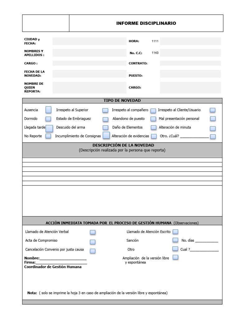 Informe sobre versión libre y espontánea | PDF