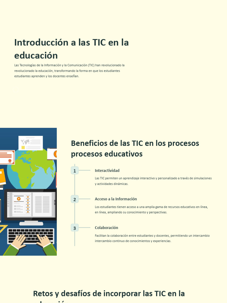 Retos Educativos TIC | PDF | Enseñando | Tecnología de información y ...