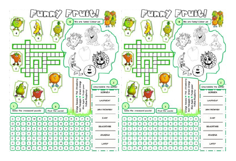Fruit Exercise Kids 2 | PDF