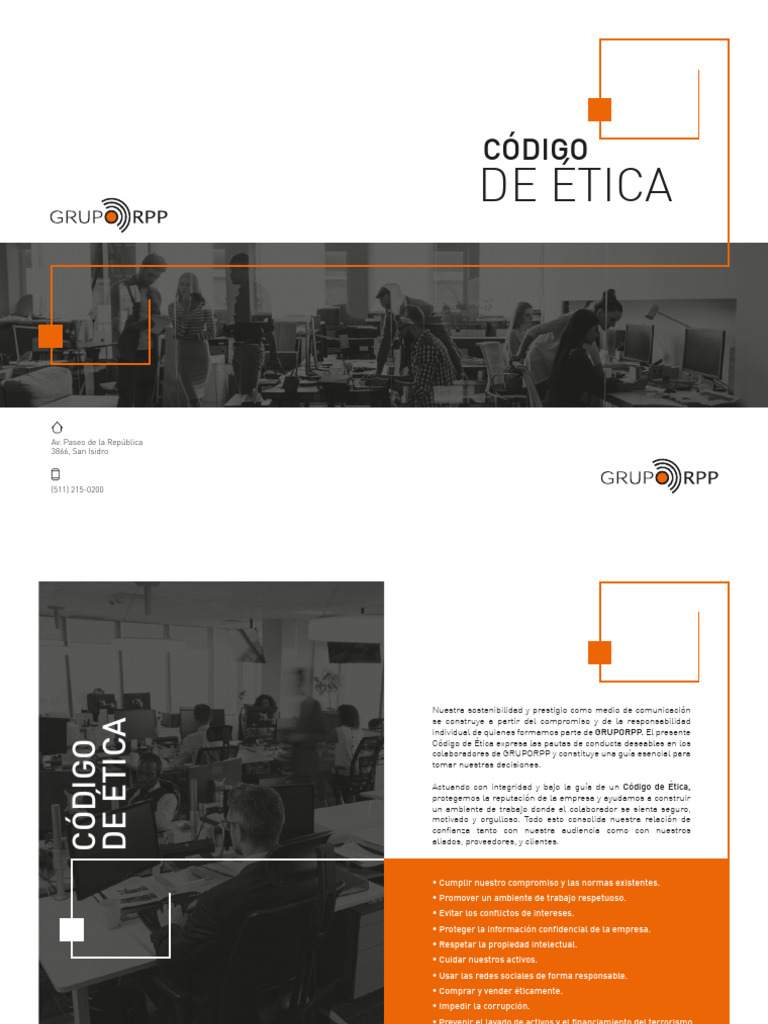 Codigo Etica | PDF | Business | Propiedad intelectual