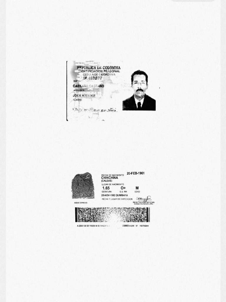 Cédula William | PDF