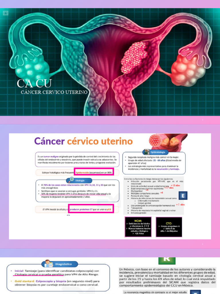 CACU | PDF | Cáncer de cuello uterino | Inmunología