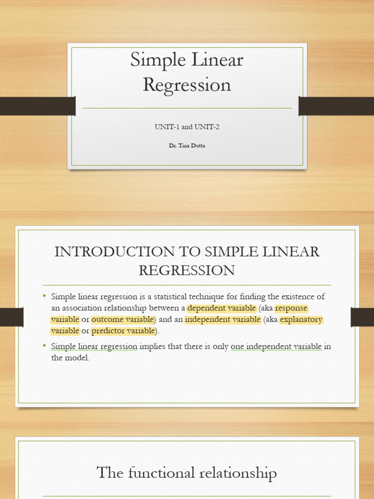 LinearStatisticalModels and Regression Analysis | Download Free PDF | Ordinary Least Squares ...