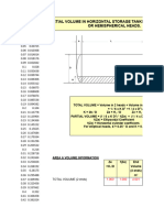 CheCalc Vessel Volume & Level Calculation | PDF | Volume