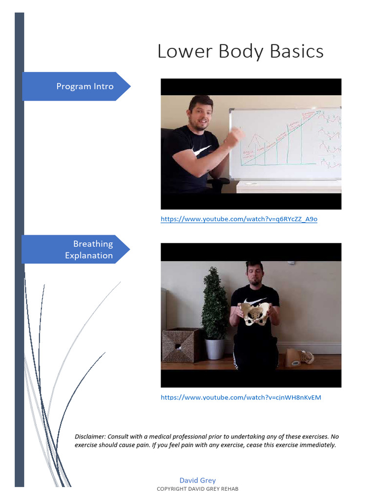 Mobility Program | PDF | Musculoskeletal System | Human Anatomy