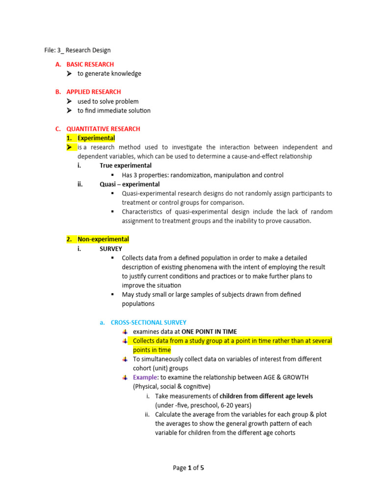 3 Research Design | PDF | Ethnography | Case Study