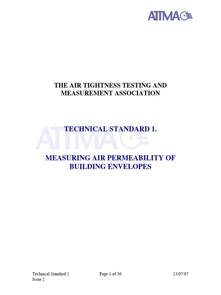 ATTMA TS1 Issue2 July07 | PDF | Physical Quantities