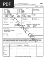 New TIN Application Form | PDF | Taxes