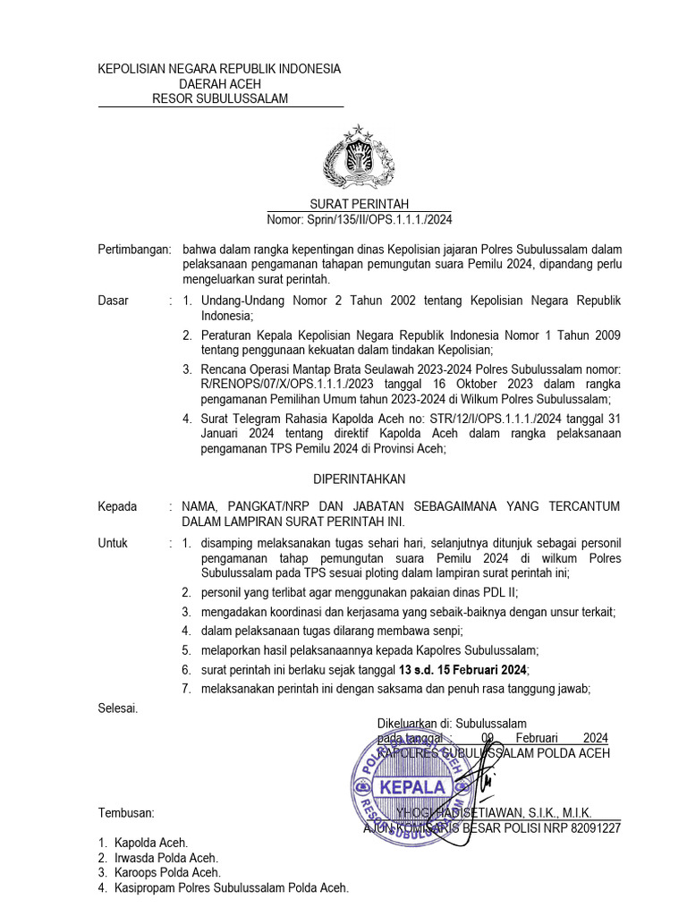 Sprint Pam TPS 2024 | PDF