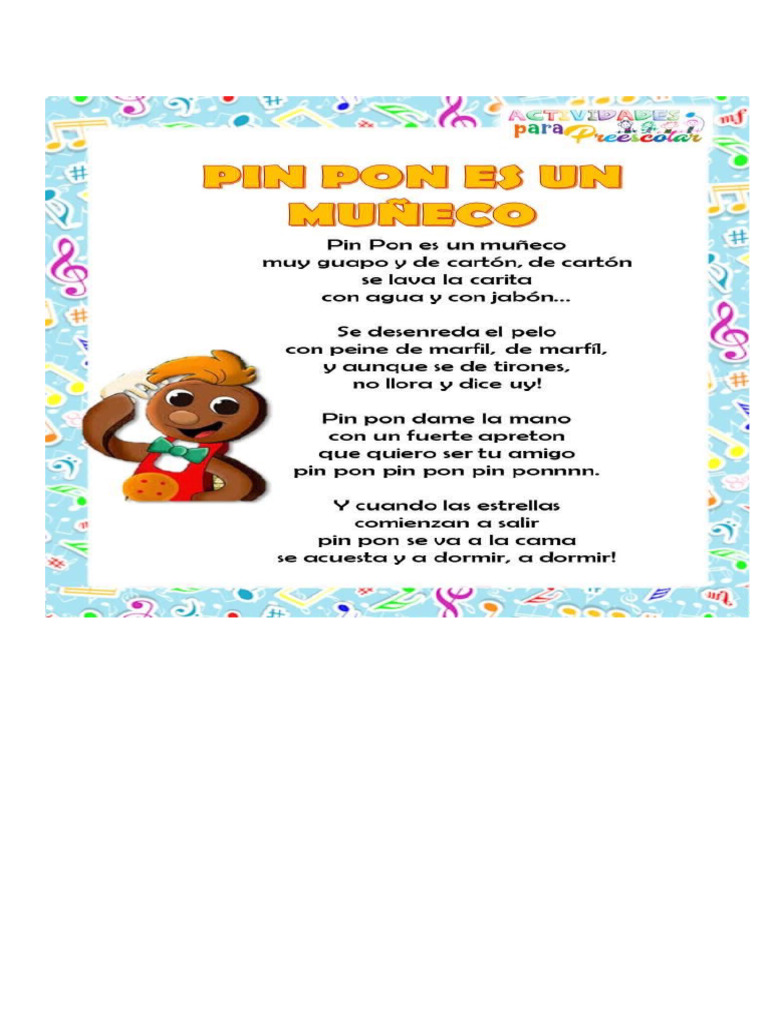 S9 Pimpon Es Un Muñeco. | PDF