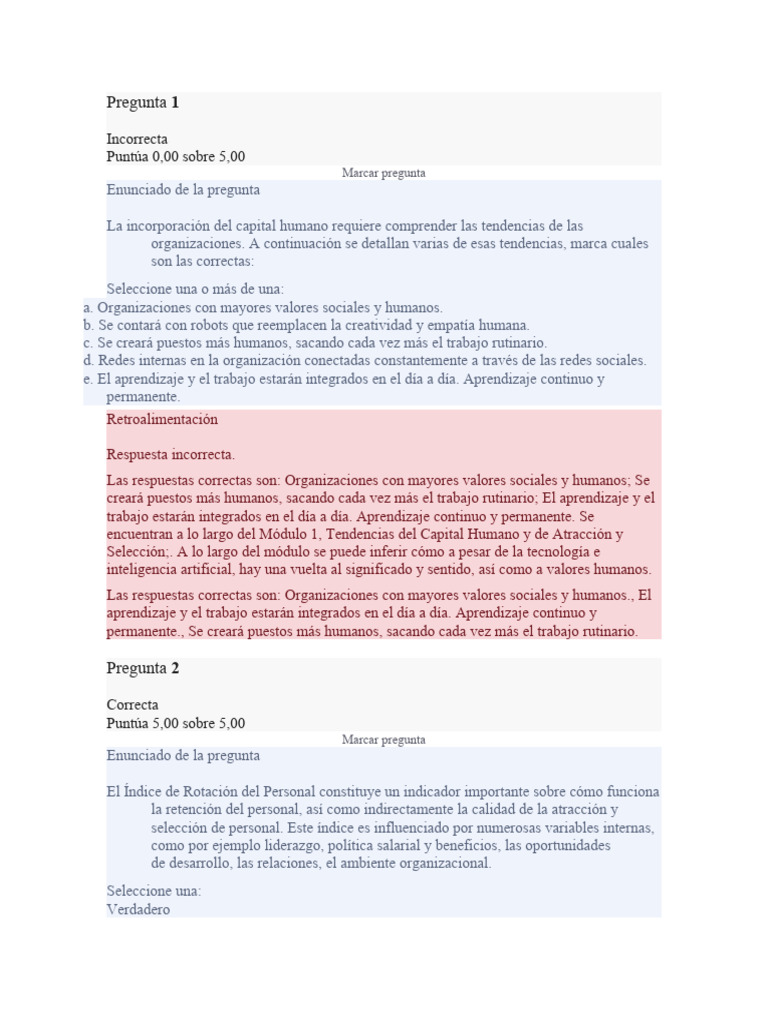Pregunta | PDF | Reclutamiento | Gestión de recursos humanos