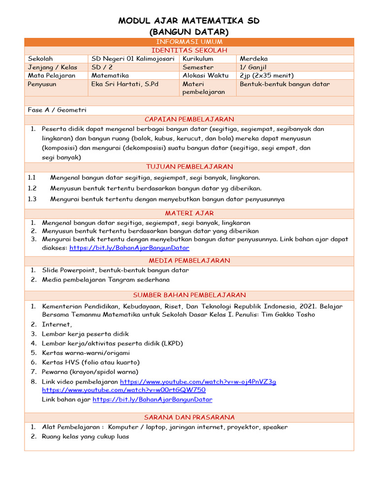 Modul Ajar PKG | PDF