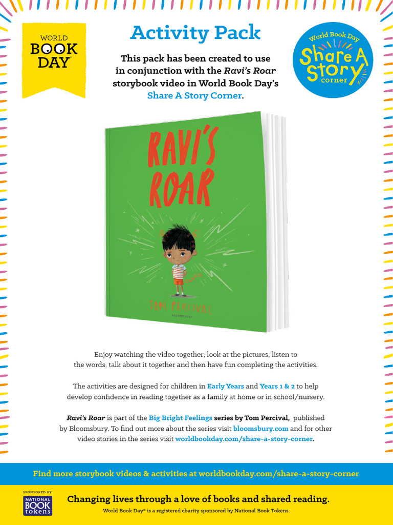 Ravis Roar Activity Pack Final | PDF