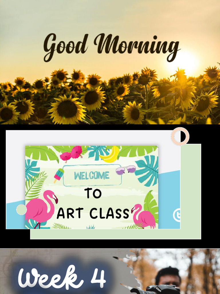 q3 w4 - Arts - Lesson 1 Photography | PDF | Composition (Visual Arts) | Vision