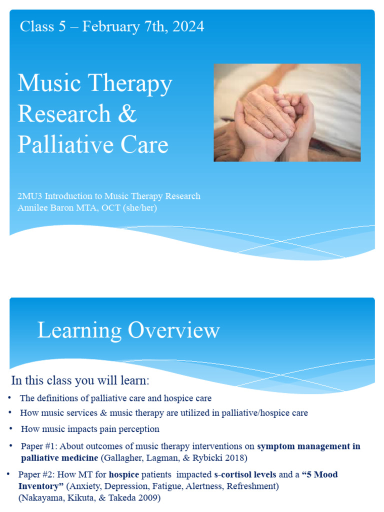 Class 5 Palliative Care | PDF | Palliative Care | Psychotherapy