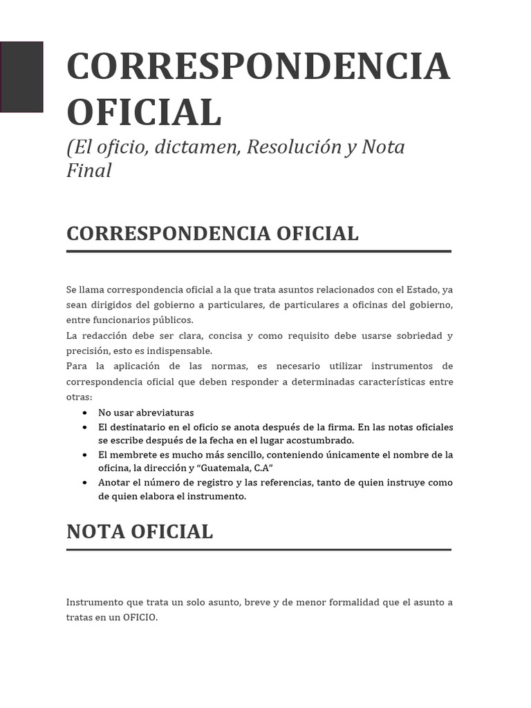 Correspondencia Oficial | PDF | Testigo experto | Experto