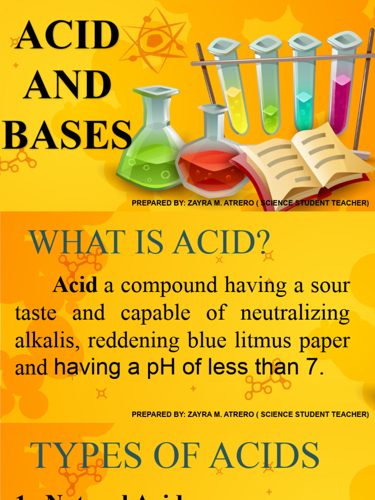 Acid and Bases | PDF | Acid | Solubility