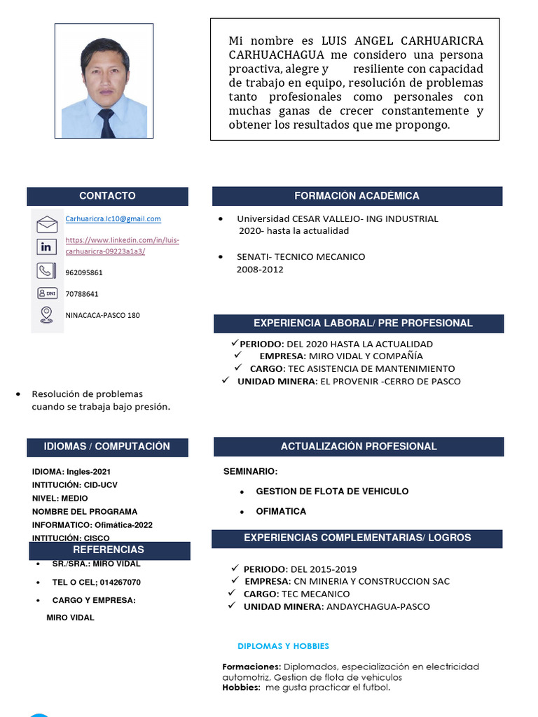 CV2024 | PDF | Crecimiento personal y profesional