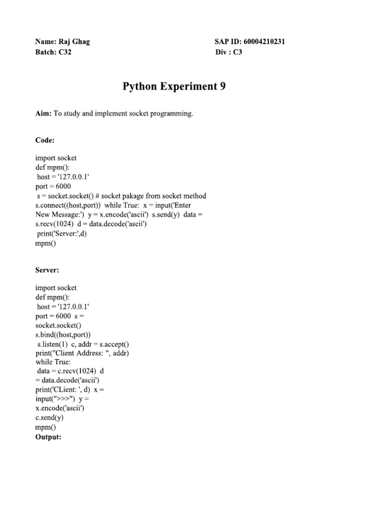 Python Exp9 60004210231 | PDF