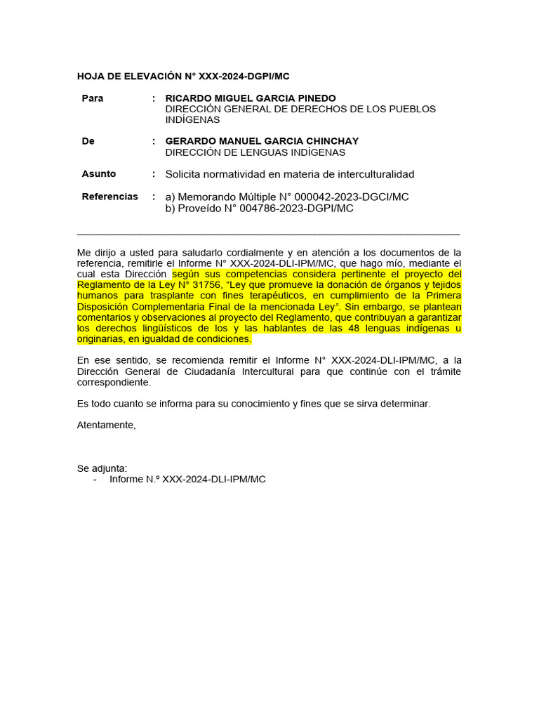 Hoja de Elevación | PDF