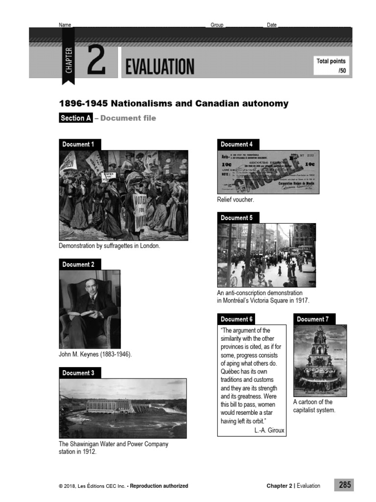 H4 Guide Ch2 EVAL Eleve | PDF | Quebec | Evaluation