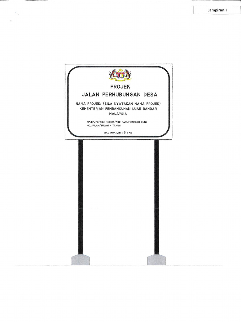 Papan Tanda JPD | PDF