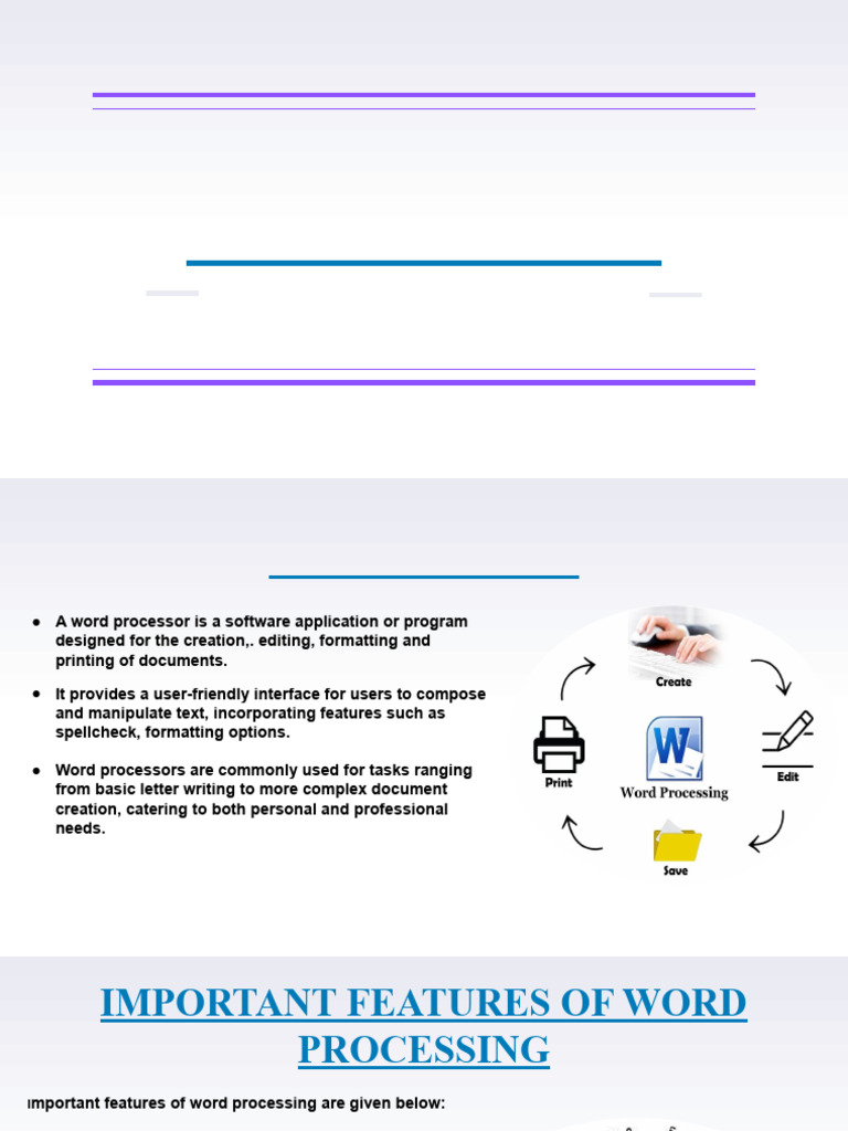Word Processing | PDF