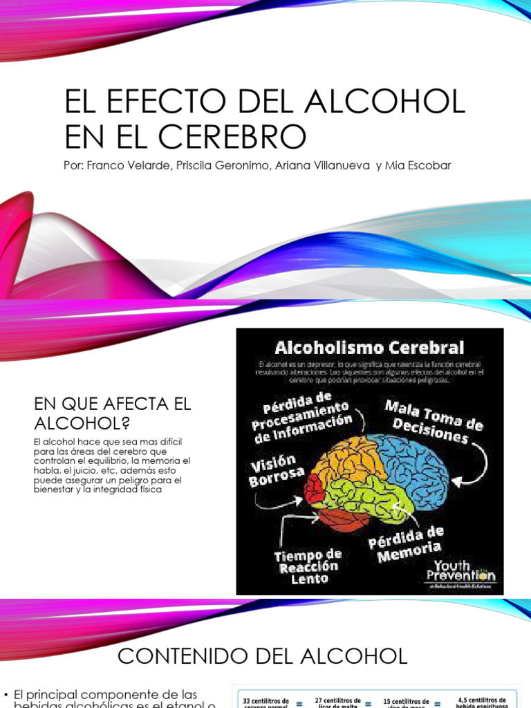 El Efecto Del Alcohol en El Cerebro | PDF