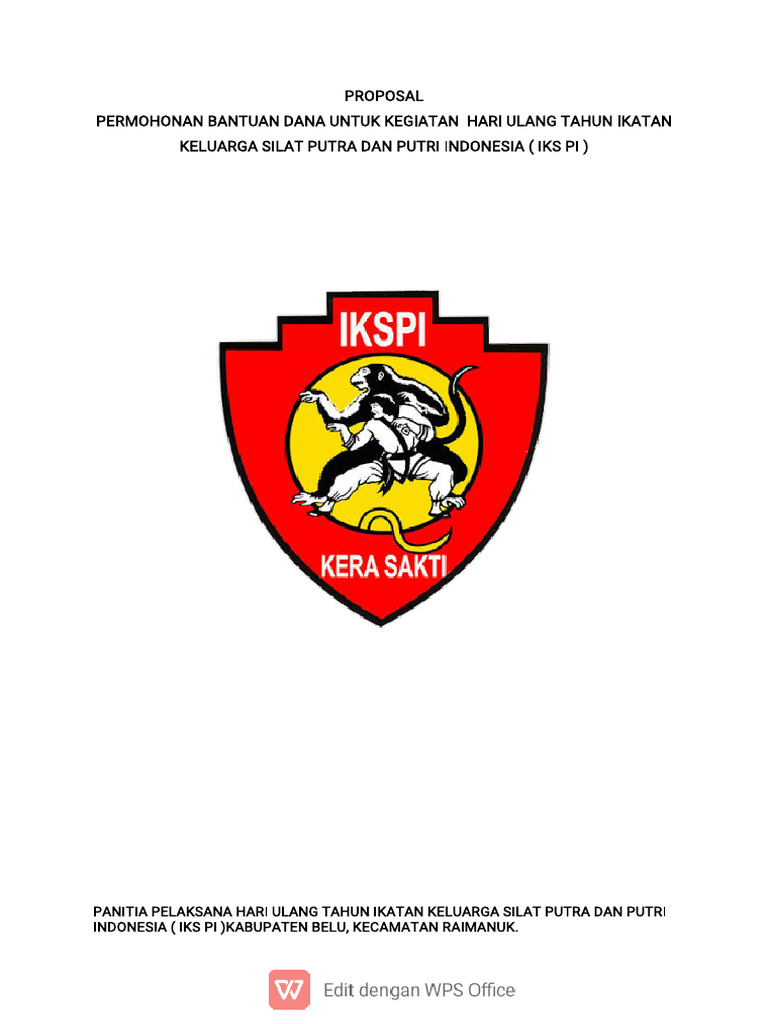 Proposal Lepas Imr | PDF