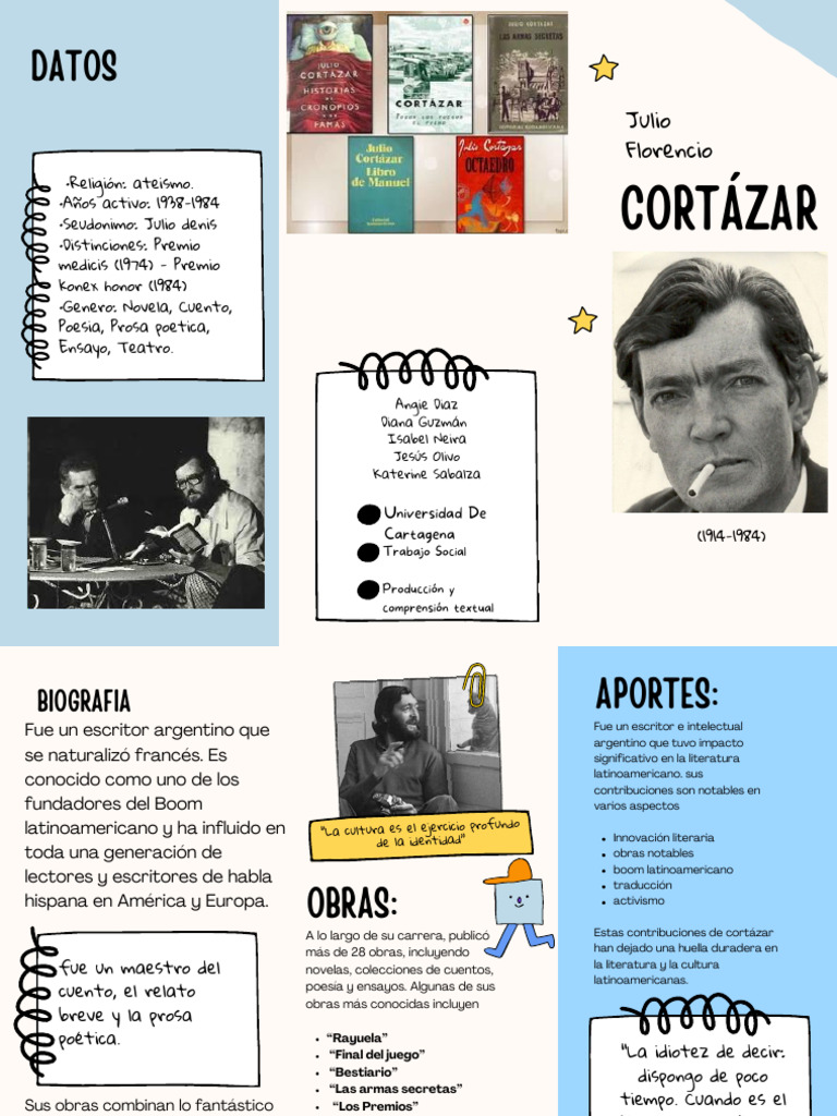 Julio Cortazar | PDF | Escritura | Las artes