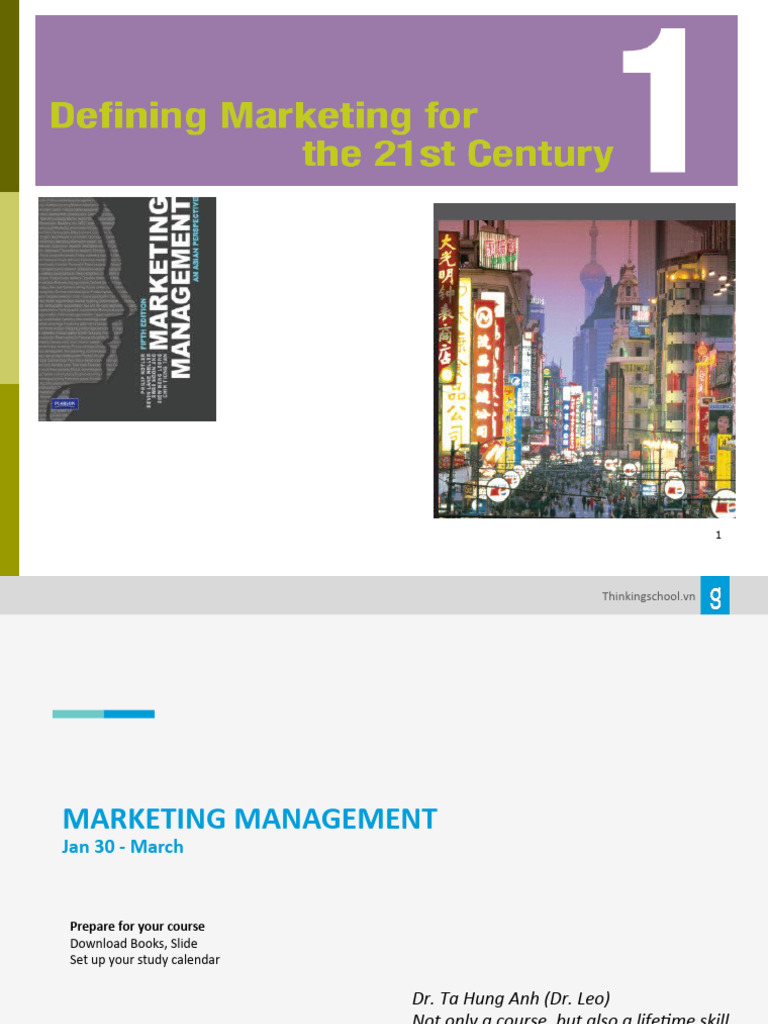 Chapter 1 - Introduction To Marketing | PDF | Marketing | Market ...