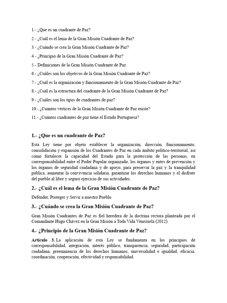 03 Cuadrante De Paz PDF Valores Riesgo
