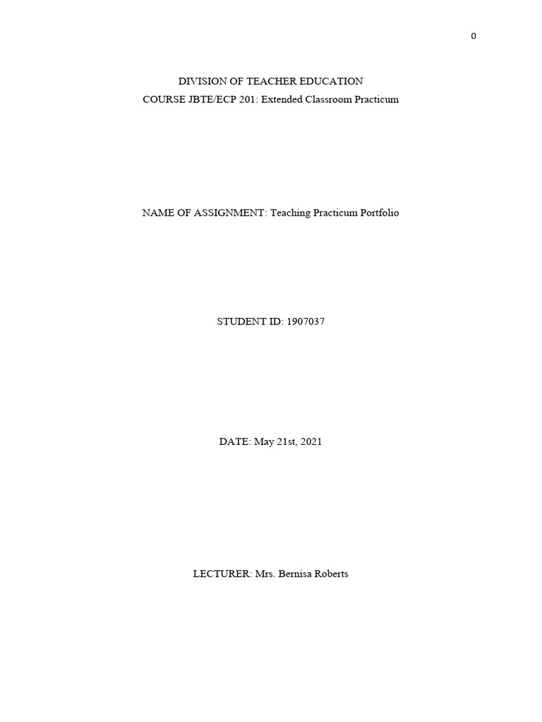 Teaching Portfolio Final | PDF | Educational Assessment | Teachers
