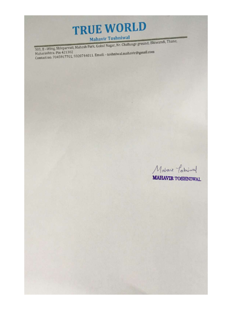 Self-certified Copy of Letterhead Rubber Stamp (35) | PDF