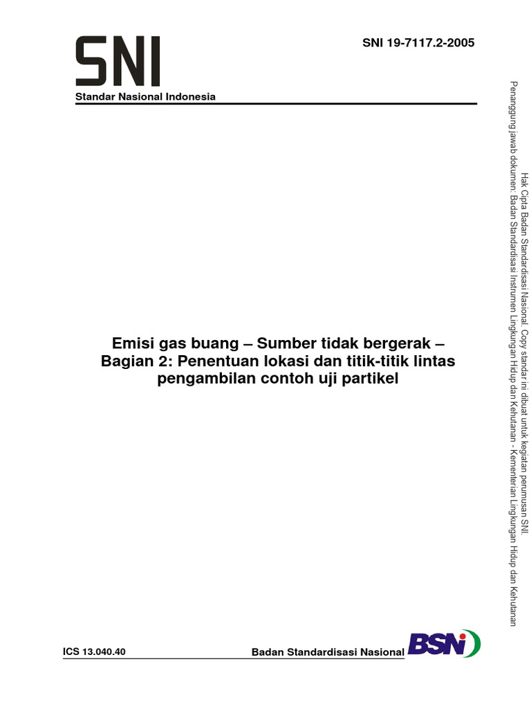 SNI 19 7117.2 2005 Bagian 2 Penentuan Lokasi Dan Titik Titik Lintas ...
