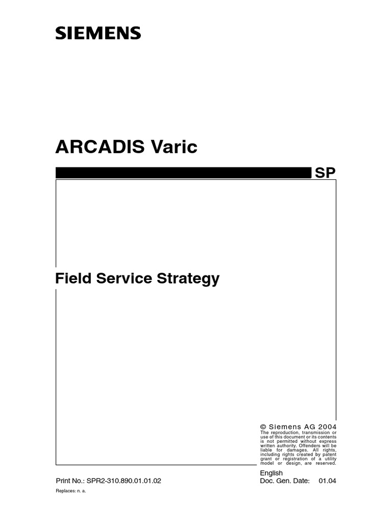 Siemens Arcadis Varic Service Manual | PDF | Router (Computing ...