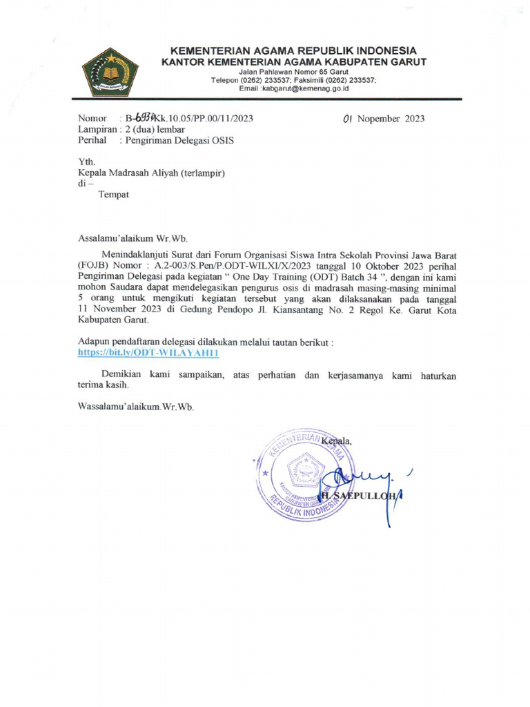 Kegiatan Osis MA | PDF