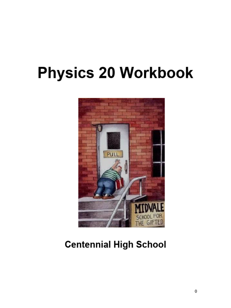 Physics 20 Workbook | PDF | Triangle | Speed
