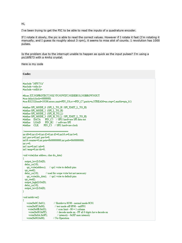 Encoder | PDF | Computer Hardware | Computer Programming