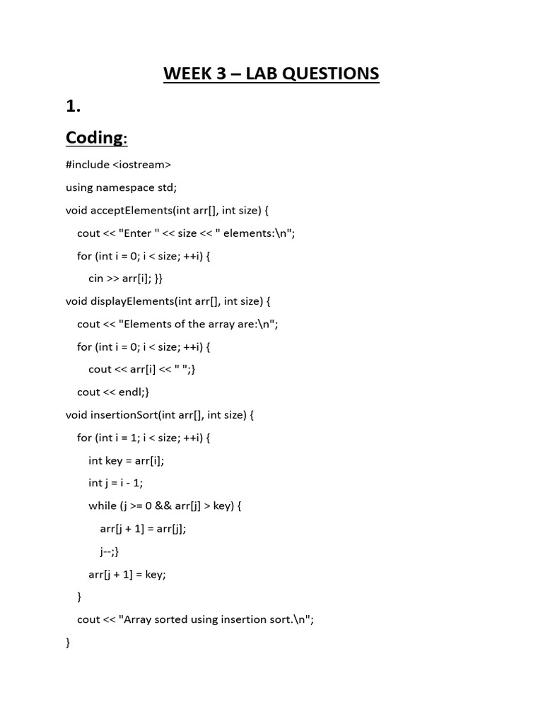 Week 3 | PDF | Length | Namespace