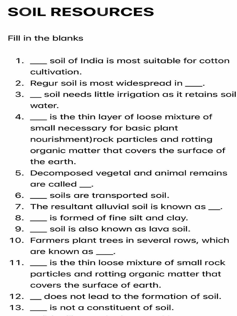 Comprehensive Soil Types and Erosion Guide | PDF | Soil | Erosion