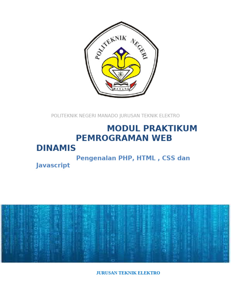 Modul Praktikum Pemograman Web Dinamis | PDF