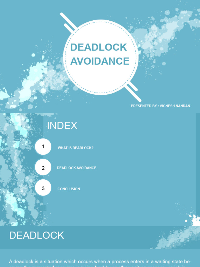 Os Deadlock Pdf Distributed Computing Computer Programming 