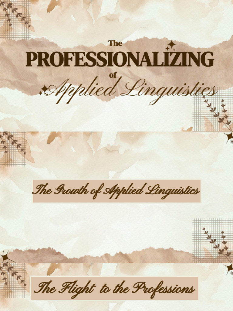 Professionalizing-of-Applied-Linguistics-San-DiegoDiana-M. | PDF ...
