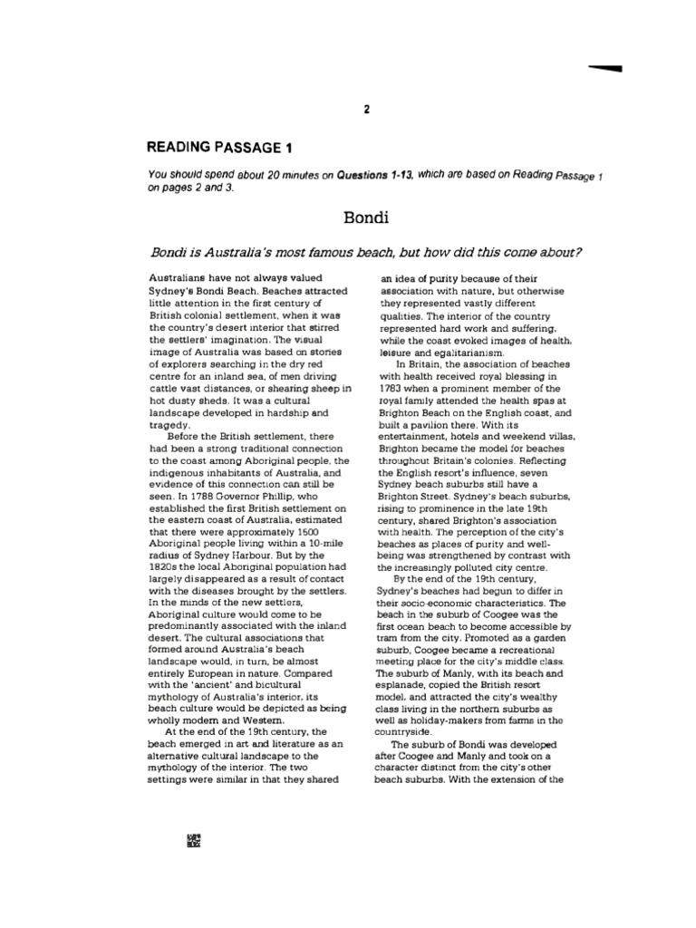 Day 10 Passage 1 | PDF | Sydney | Australia