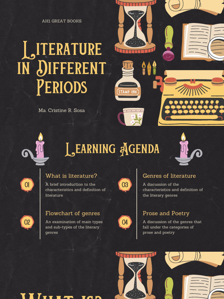 AH1 L1 - Concept of Literature | PDF | Poetry | Narrative