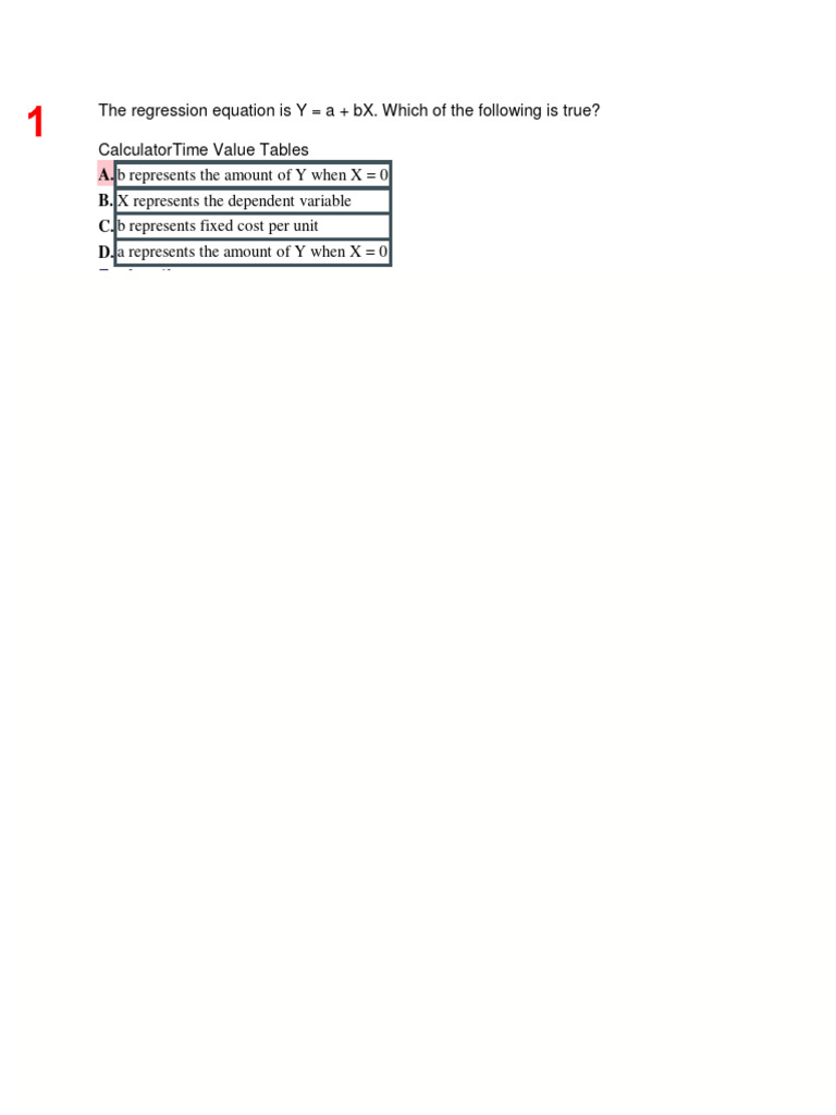 B 3 Forecasting Techniques Pdf Regression Analysis Coefficient