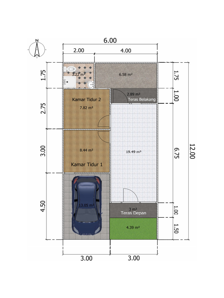 Layout Rumah Rev.2 | PDF