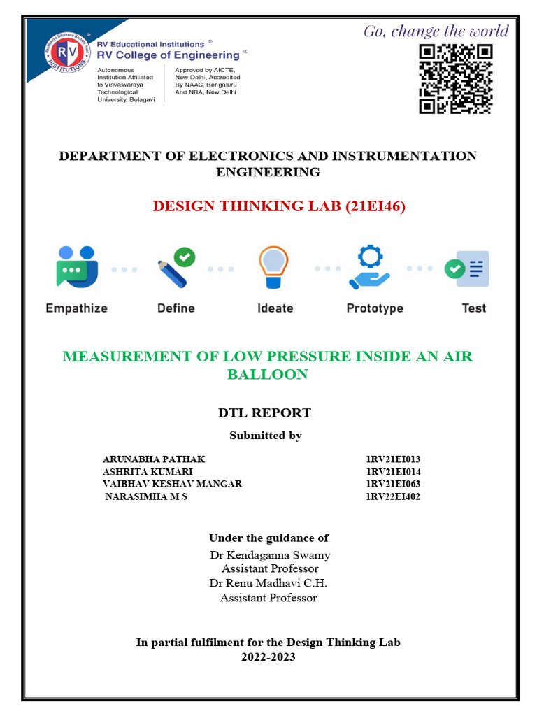 DTL Final Report | PDF | Pascal (Unit) | Pressure Measurement